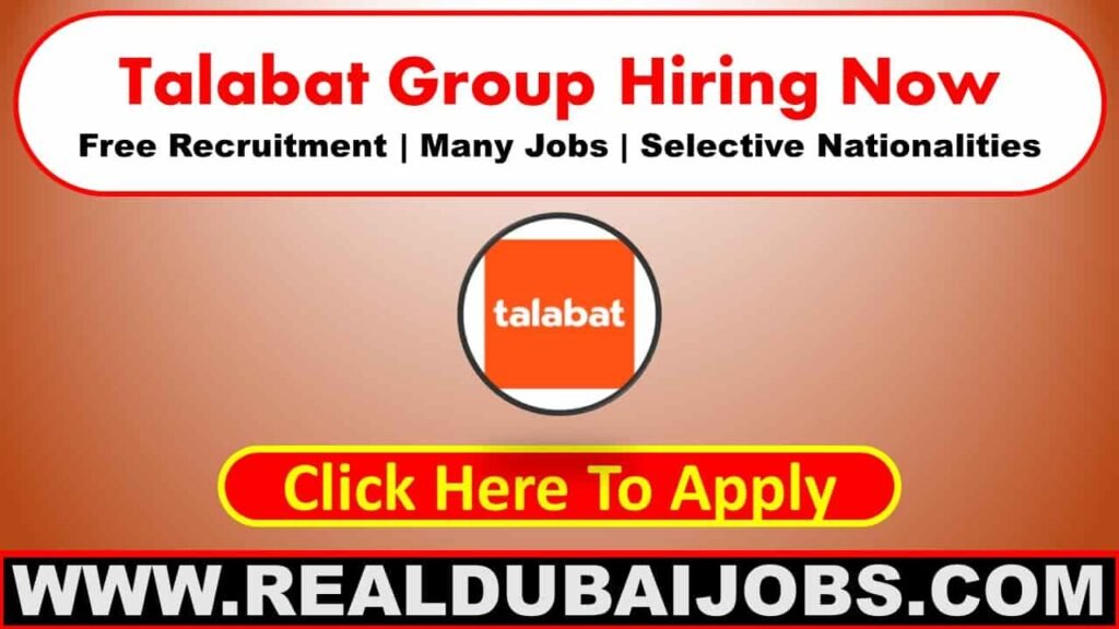 TALABAT Careers Dubai New Jobs Vacancies With Free Visa